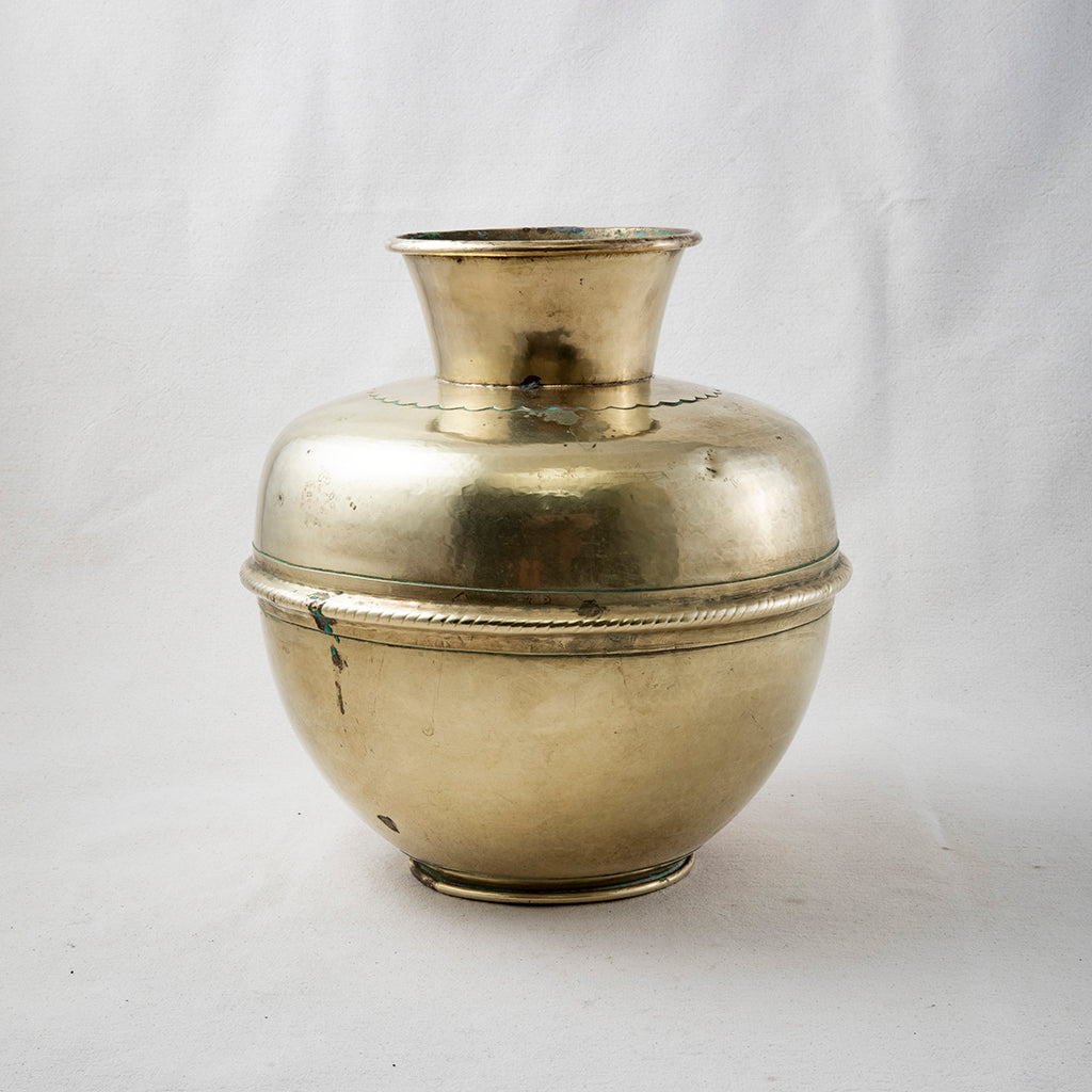 Brass Milk Vessel - French Metro Antiques